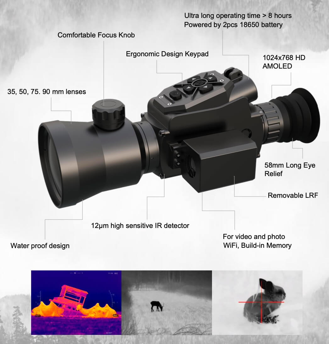 Thermal rifle scope - OBSETECH - Advanced Observation